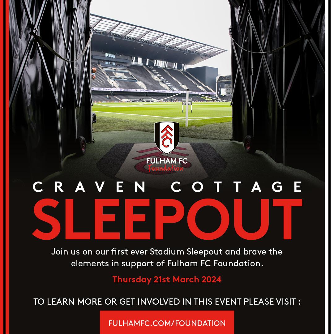 Stadium Sleepout | Fulham Football Club Foundation