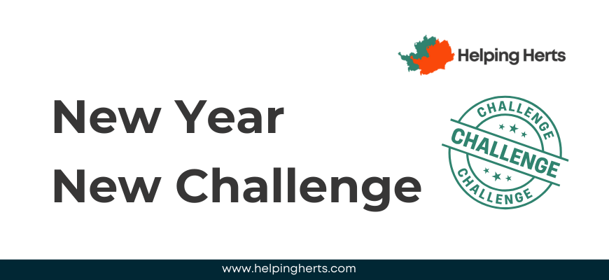 New Year - New Challenge | Helping Herts